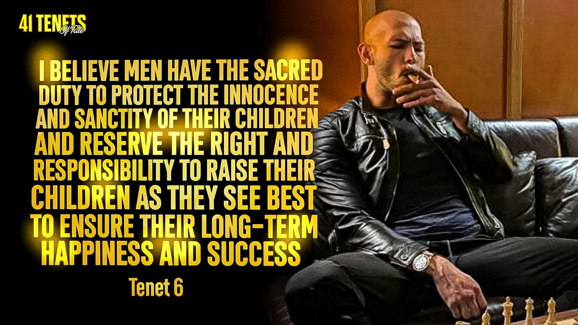 41 Tenets of Tateism by Andrew Tate